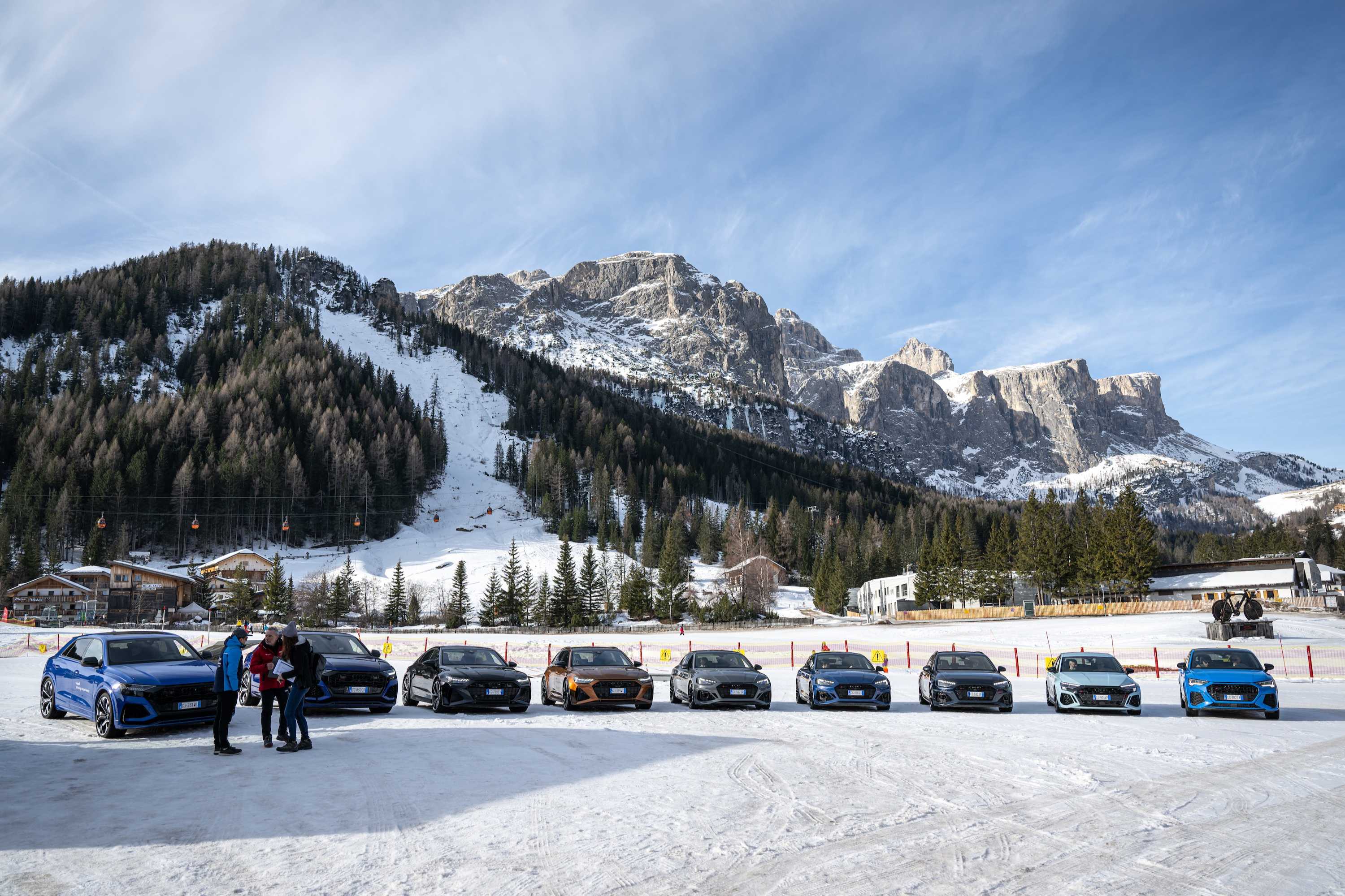 Audi ice driving experience in Alta Badia | myAudi Experience
