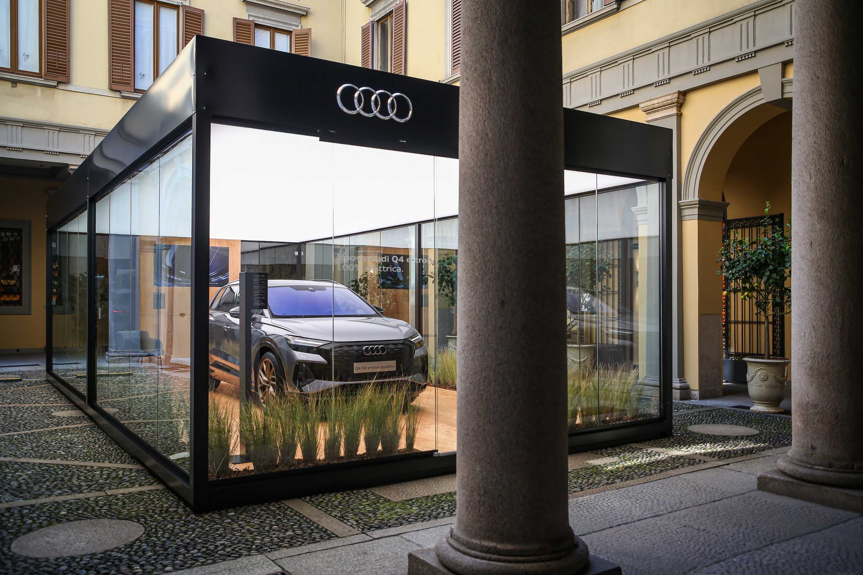 Nuova Audi Q4 e-tron in anteprima live a Milano | myAudi Experience