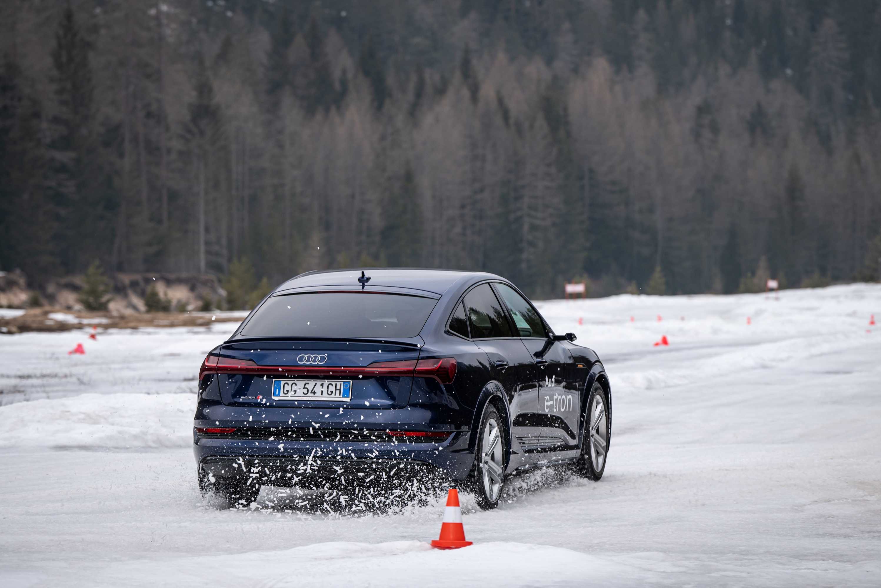 Audi ice driving experience in Alta Badia | myAudi Experience